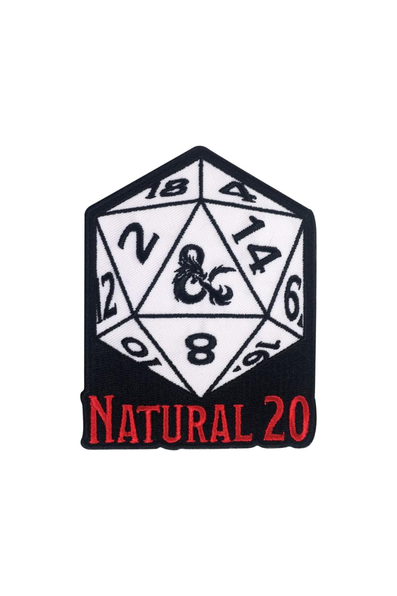 Ata-Boy: D&D Natural 20 Patch | Elm City Games